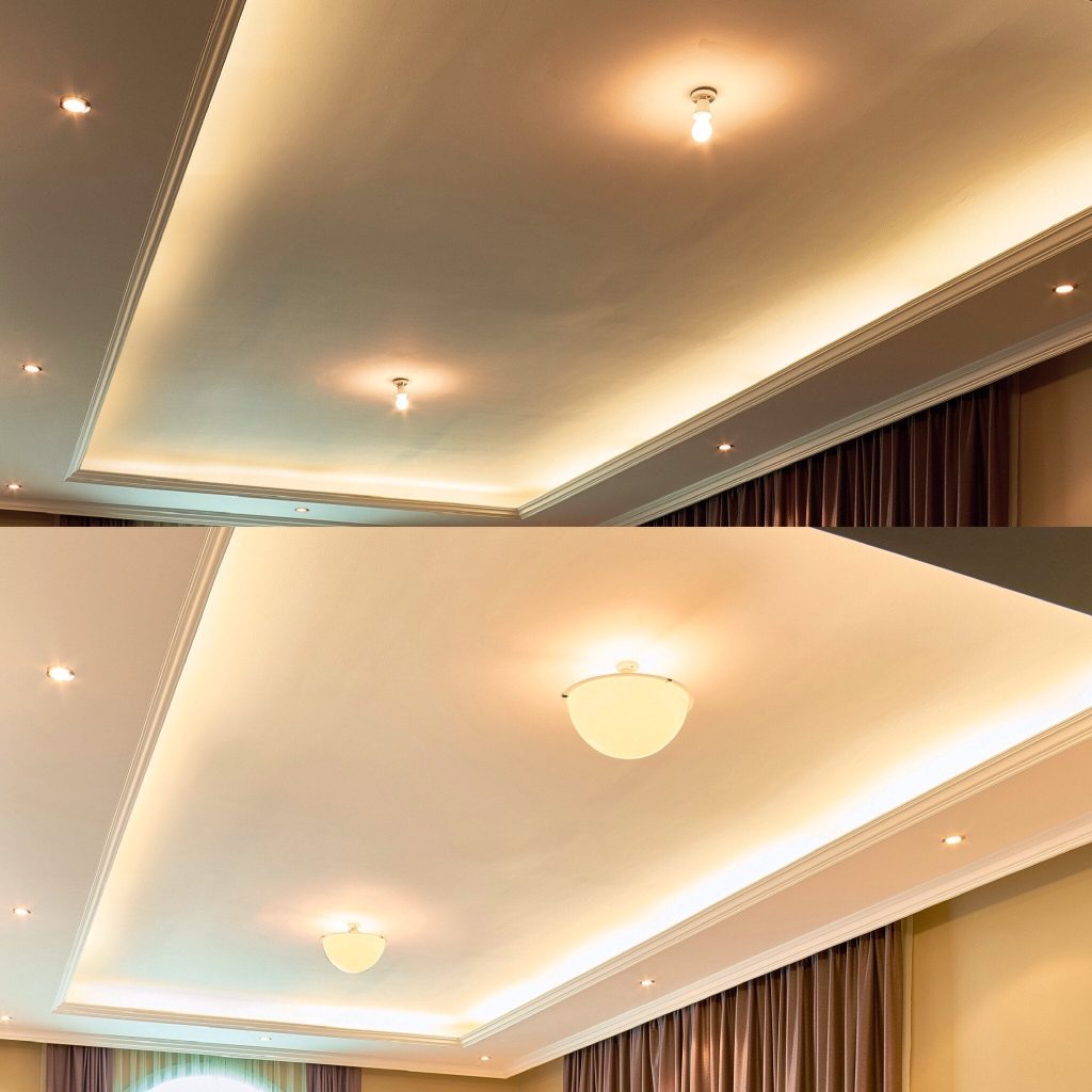 Clip-On Ceiling Light Cover, Exposed Light Shade - EZ Shade Cover